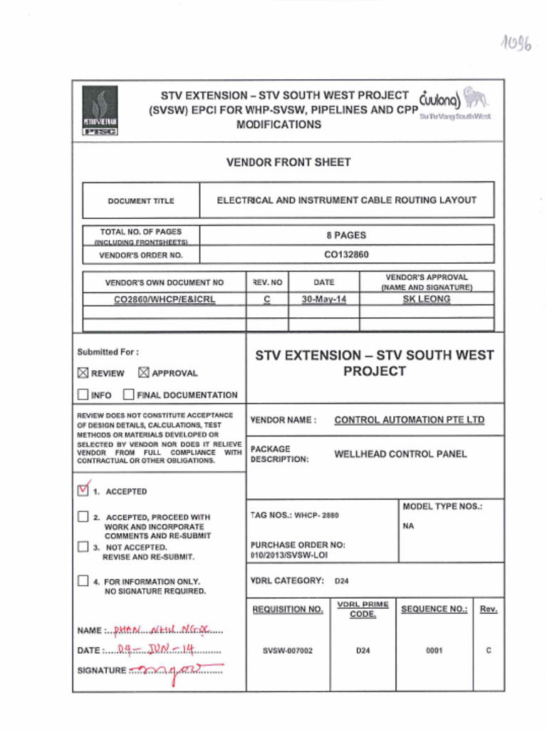 SVSW-007002-D24-0001 Rev C ELectrical and Instrument Cable Routing ...