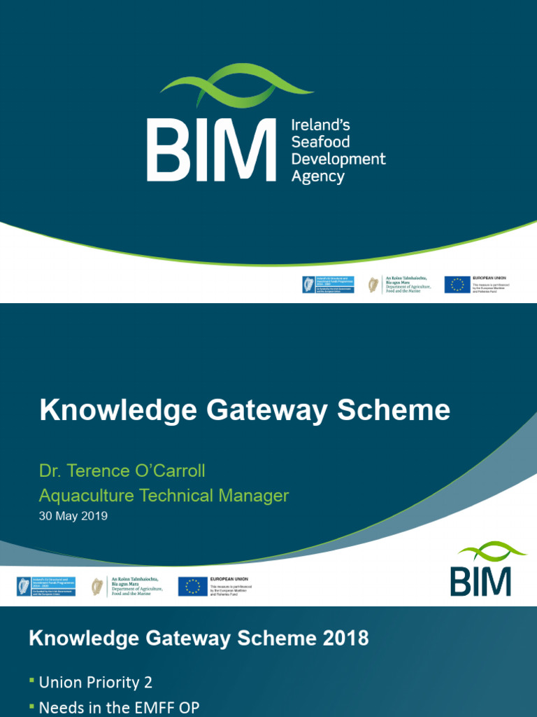 Knowledge Gateway Presentation | PDF | Aquaculture | Fish And Humans