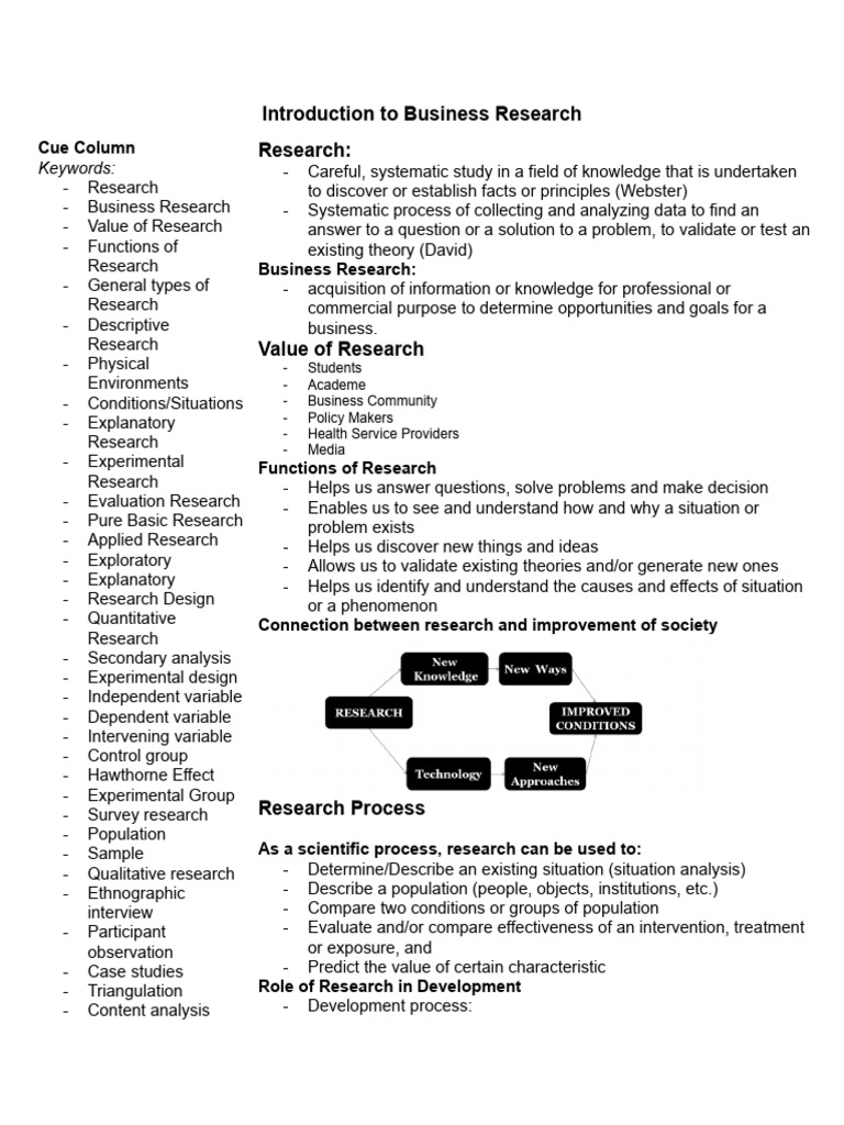 Introduction_to_Business_Research | PDF | Experiment | Qualitative Research