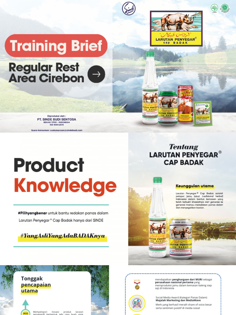 Brief Tim Rest Area Cirebon | PDF
