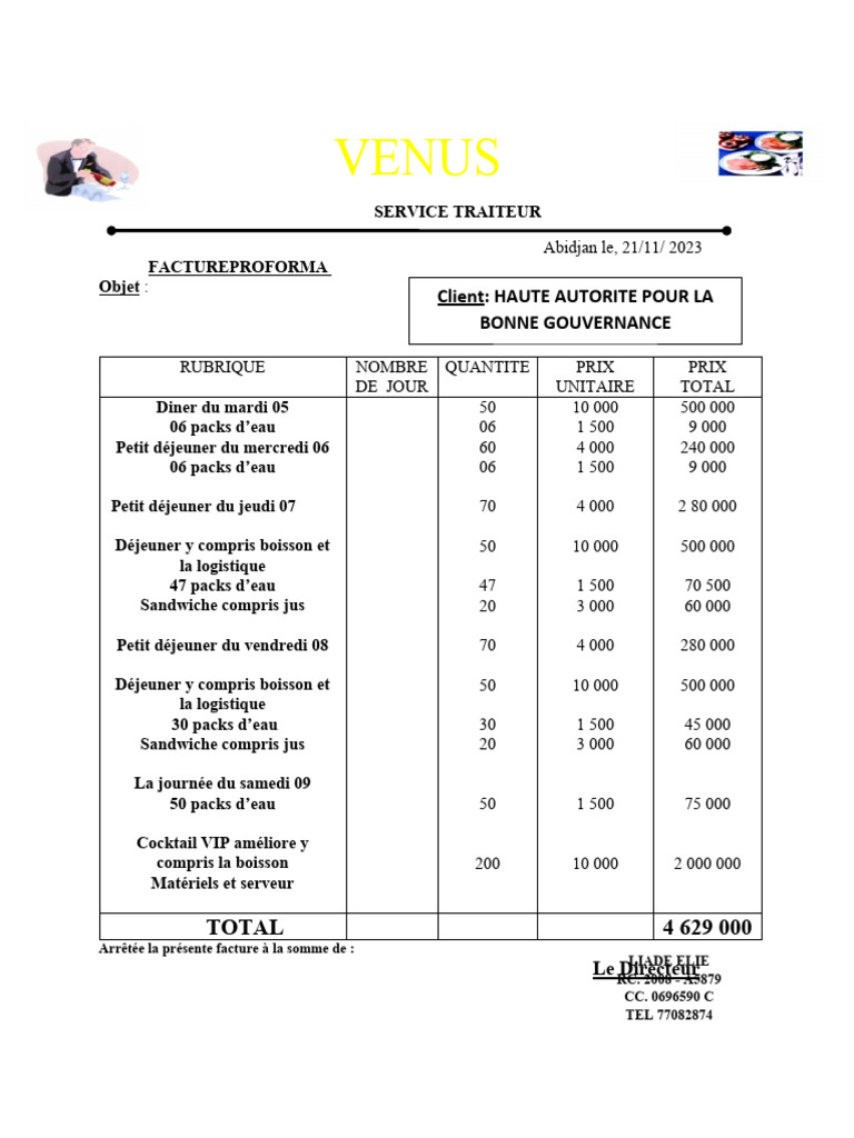 Mme Yao 05 11 23 HBGV | PDF | Boisson