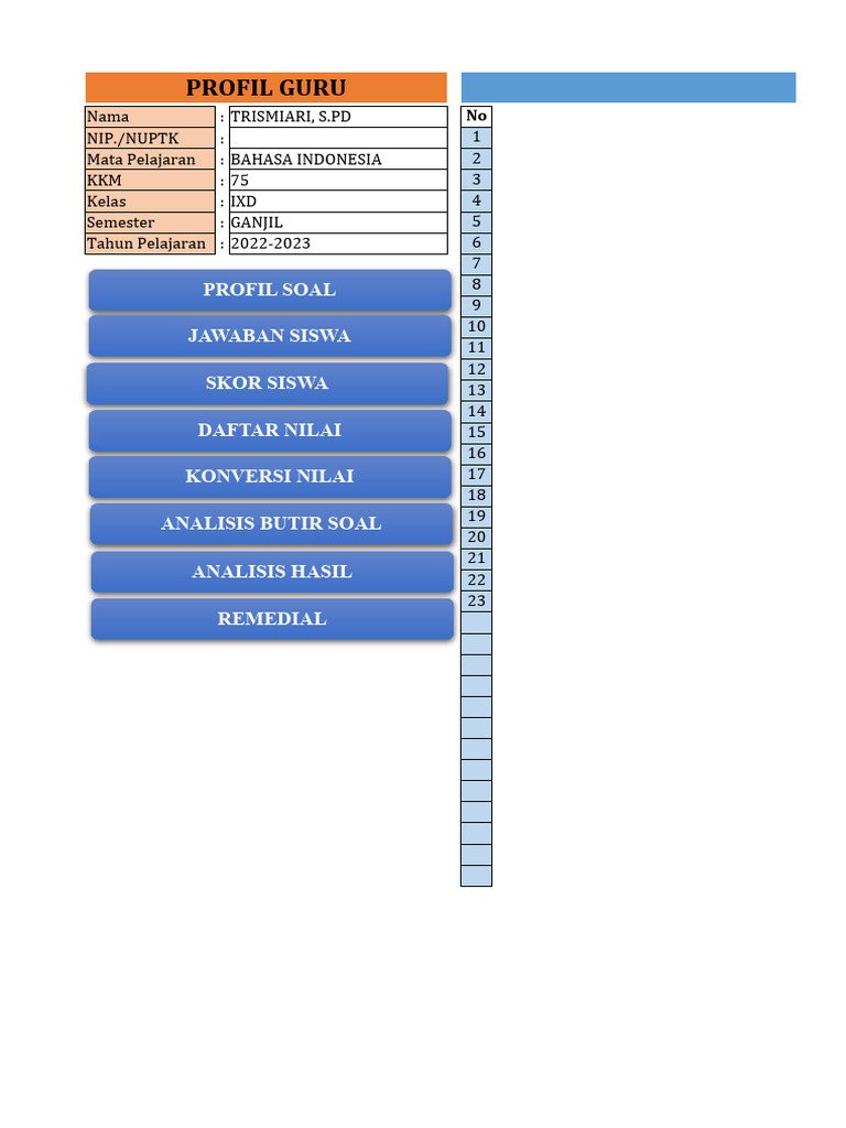 Analisis Butir Soal Pg 9d Pdf