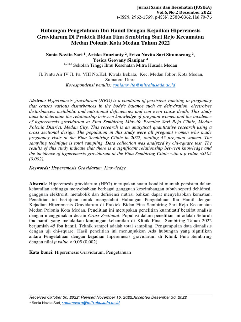 Pengetahuan Ibu Hamil & HEG | PDF