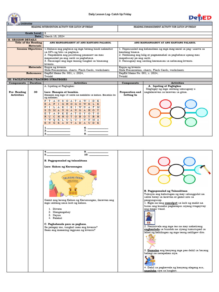 Nrp-Filipino-Cuf-Grade 5-Week7 | PDF