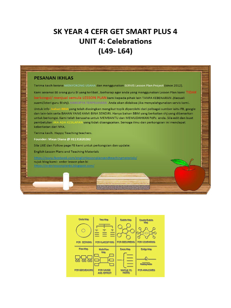 Unit 4 Celebrations - Cefr (W13 4F) | PDF | Lesson Plan | Communication