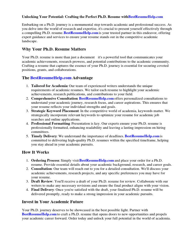 Phd Cover Letter Example | PDF | Résumé | Doctor Of Philosophy