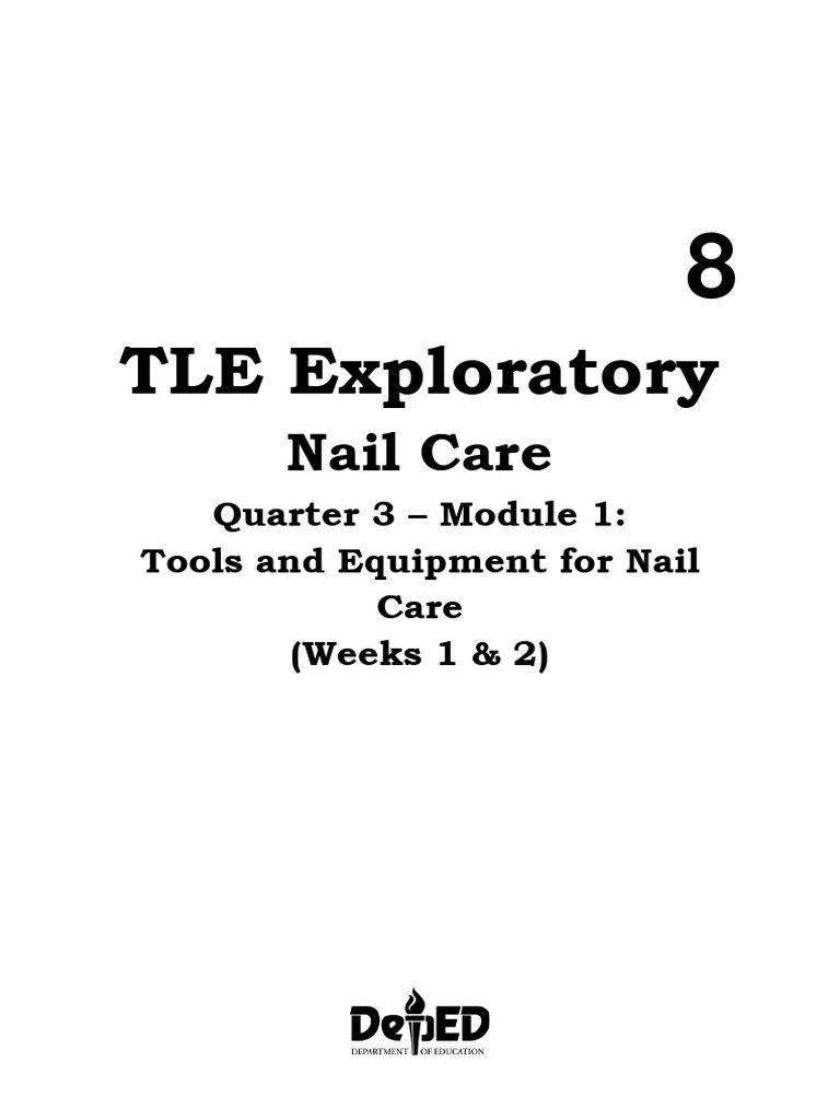 TLE Nailcare8 Q3M1Weeks1 2 OK | PDF | Nail (Anatomy)