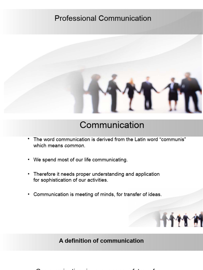 Introduction to Communication Basics | PDF | Communication | Psychology