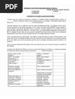 PMJJBY Consent and Application Form | PDF | Financial Services