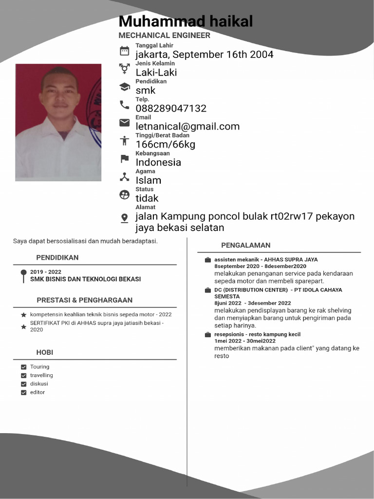 CV Ical | PDF