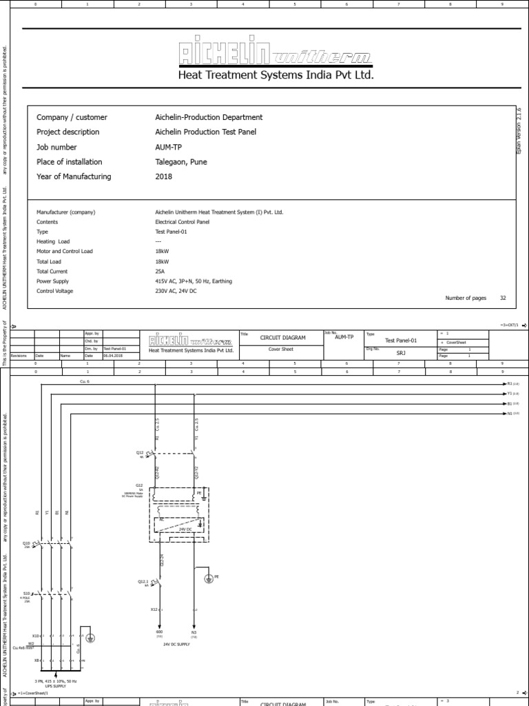 Electrical Dual and Delta Motor Test Panel | PDF | Alternating Current ...