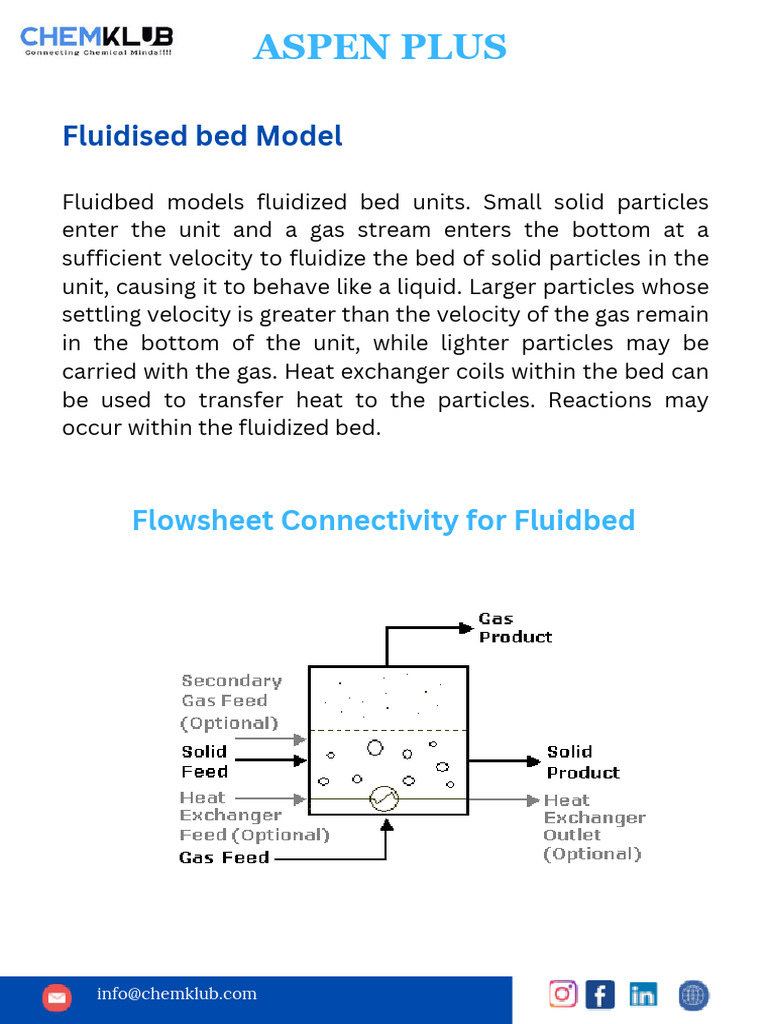Aspen Plus Fluidised Bes Model PDF | PDF | Fluidization | Scientific ...