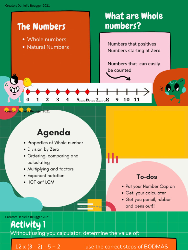 Whole Numbers | PDF | Multiplication | Discrete Mathematics