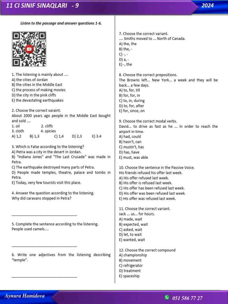 Sinaq 9 | PDF | Linguistics | Syntax