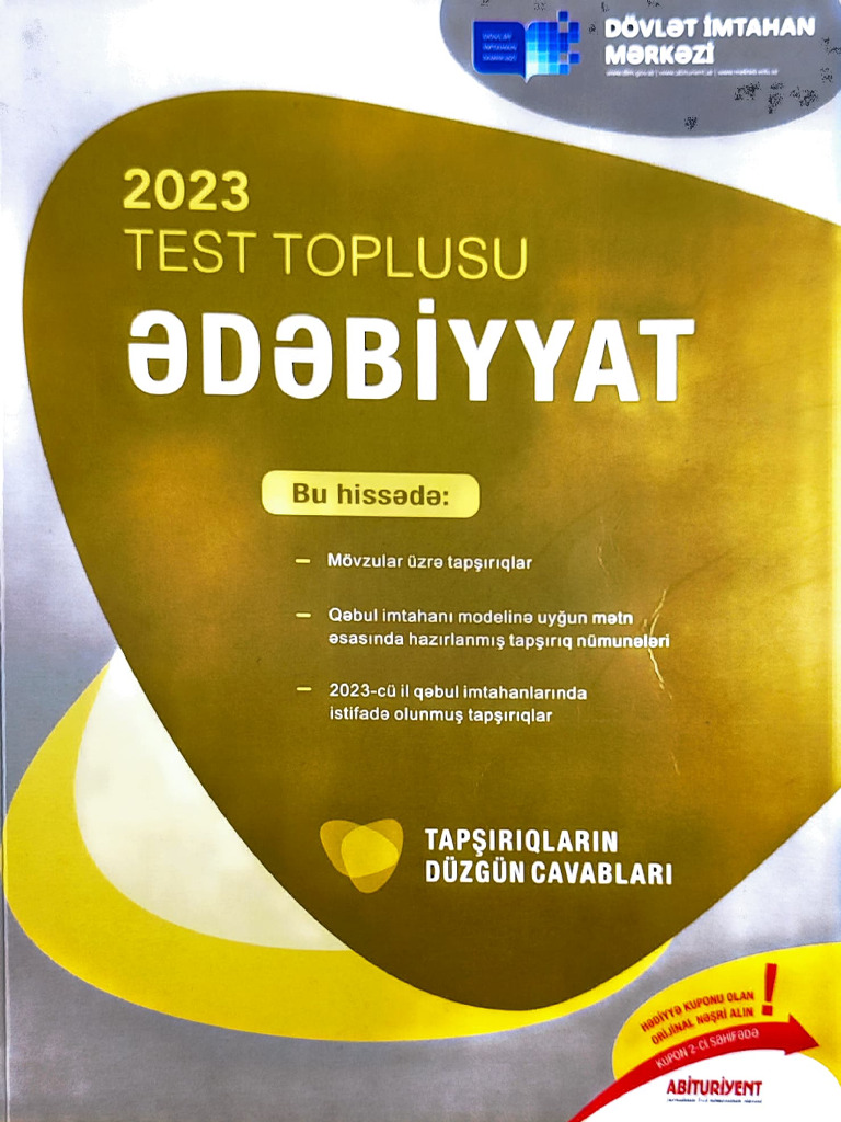 Ədəbiyyat Dim Toplu 2023 | PDF