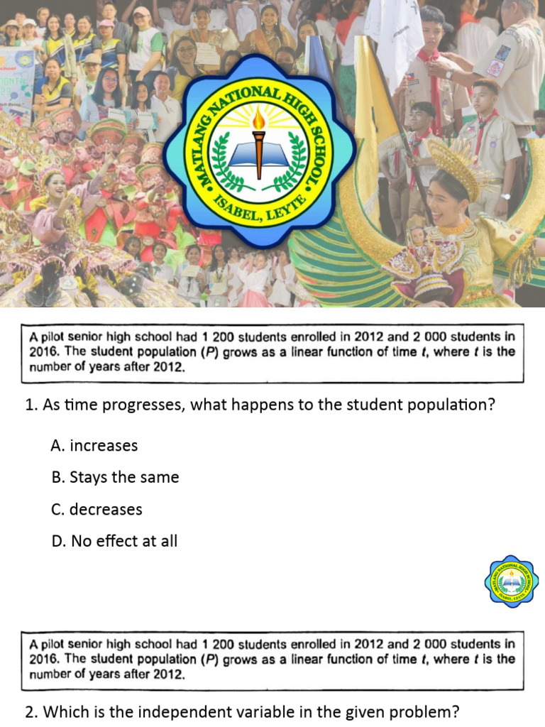 NAT PPT With Answer | PDF | Function (Mathematics) | Quadratic Equation