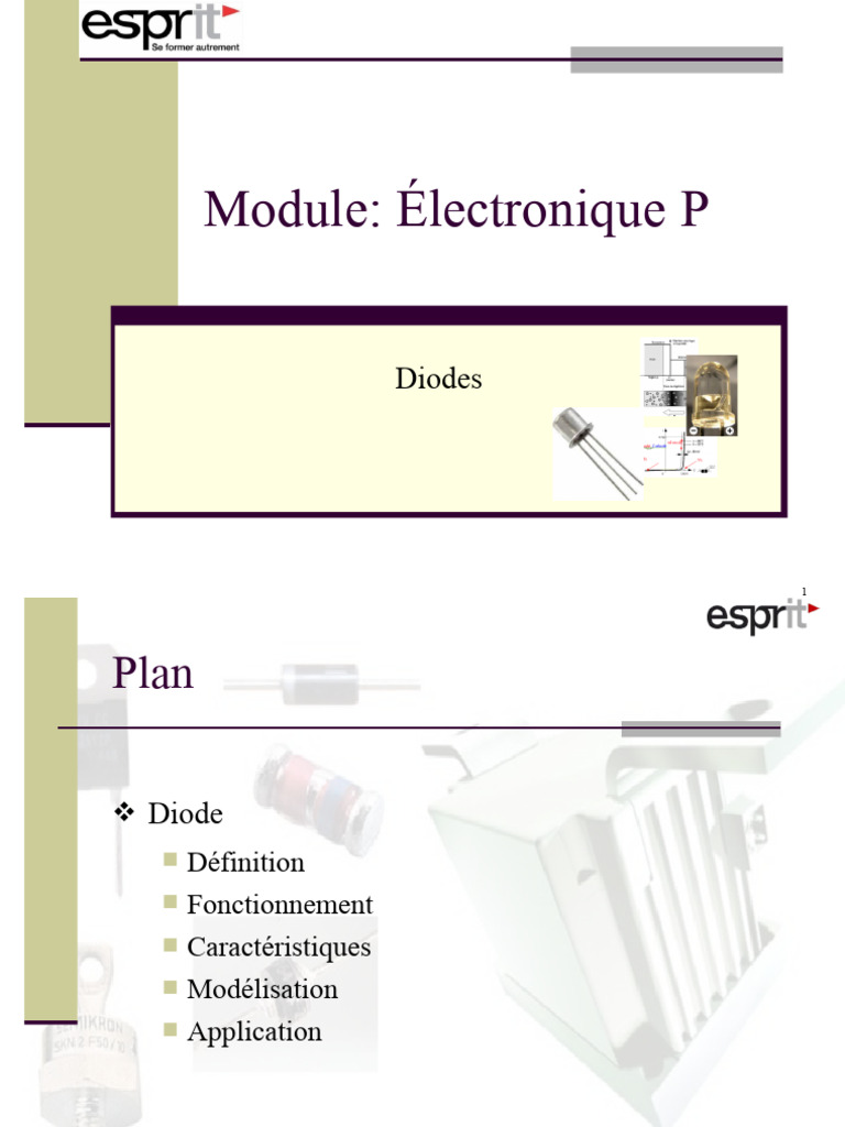Cours Diode | PDF | Diode | Électronique