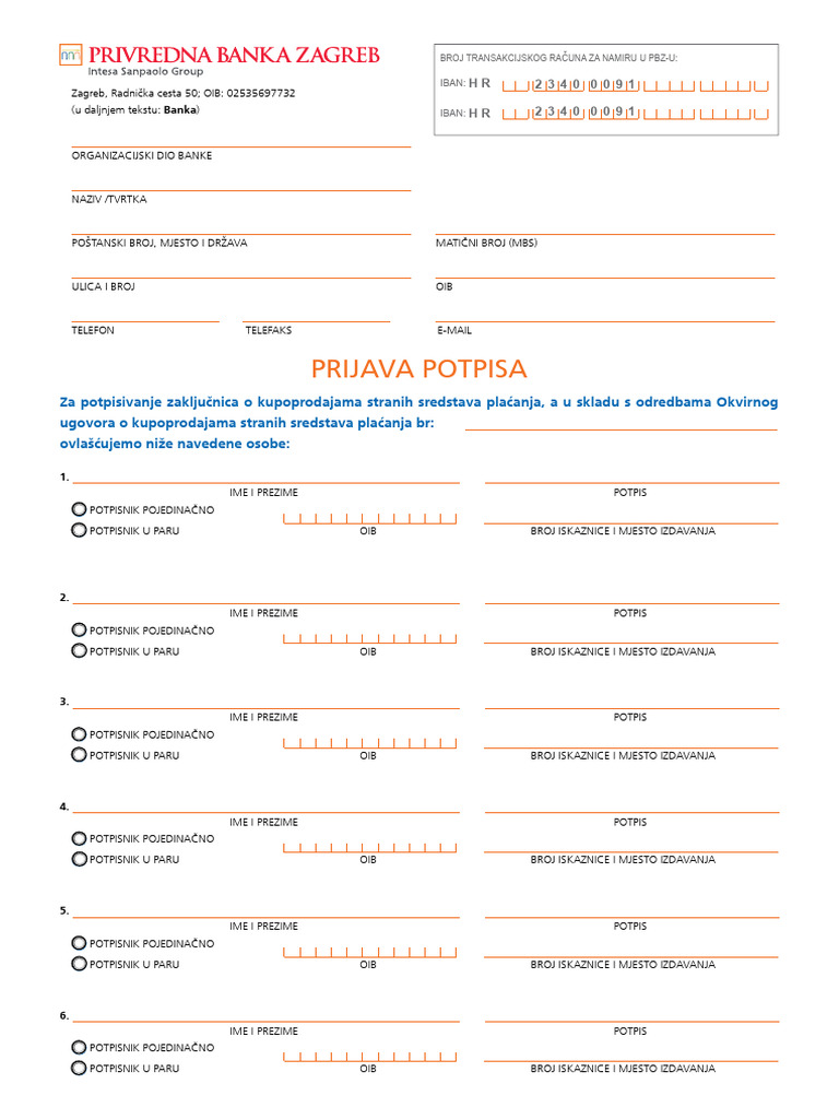 FX - Prijava Potpisa - HR GDPR - Edit | PDF