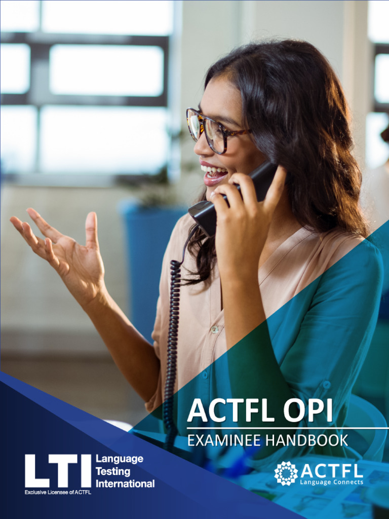 Opi Examinee Handbook | PDF | Cognitive Science | Linguistics