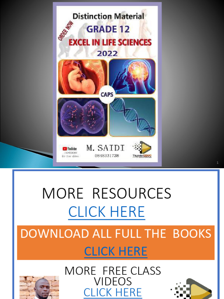 Grade 12 Life Sciences Book Please Share To Others - 041647 | PDF ...