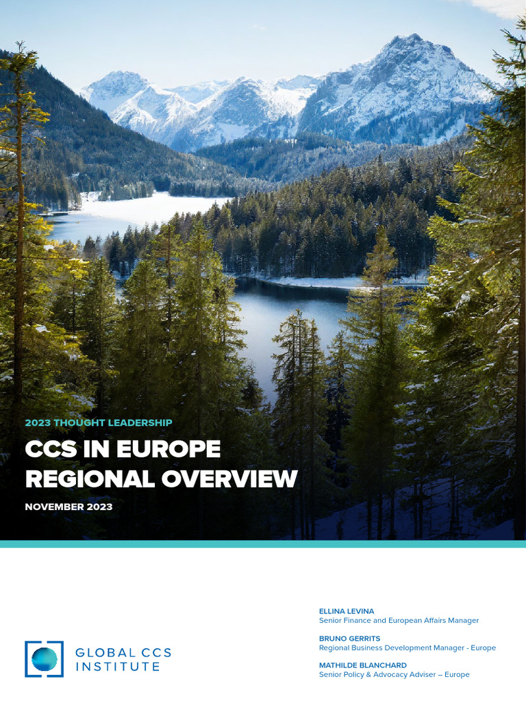 CCS in Europe Regional Overview Global CCS Institute PDF | PDF | Carbon ...