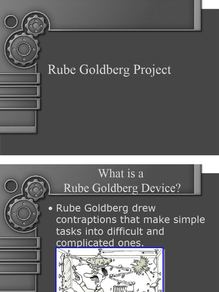 Rube Goldberg Project | PDF