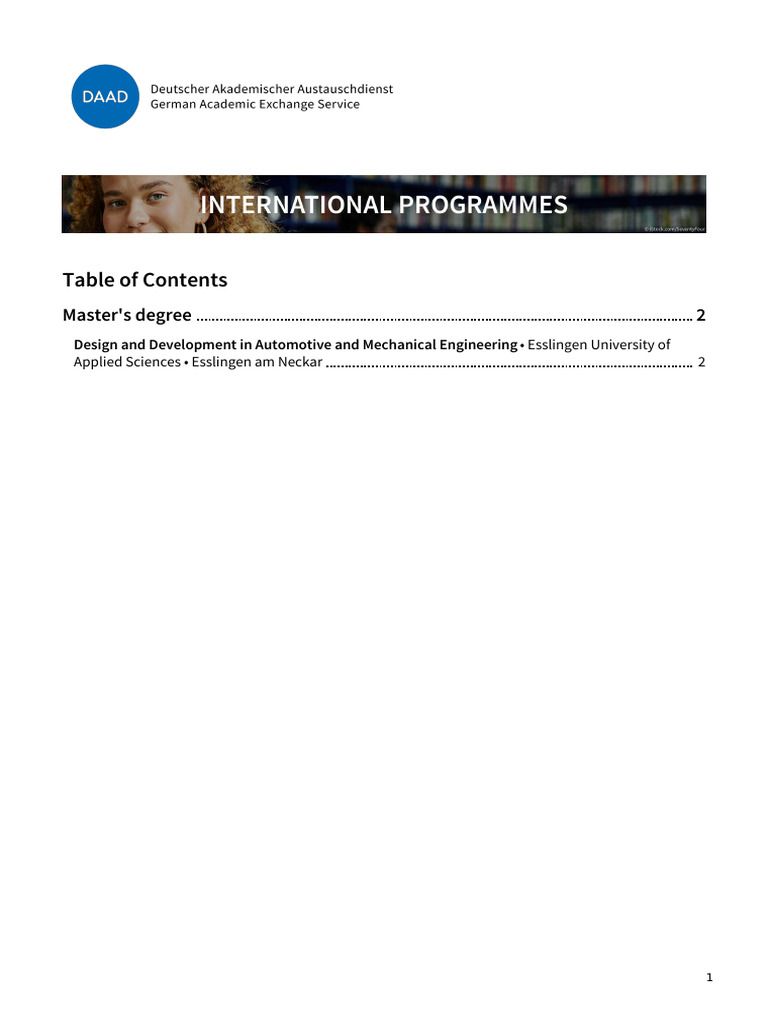 Esslingen University DDM | PDF