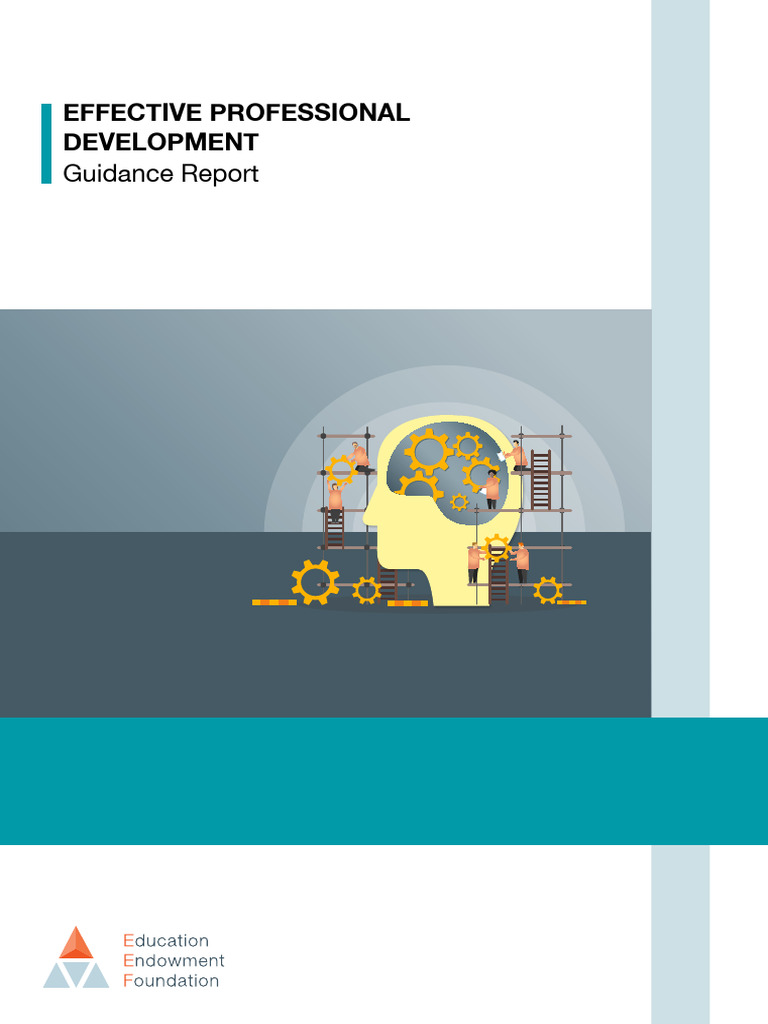 EEF Effective Professional Development Guidance Report | PDF | Teachers | Learning