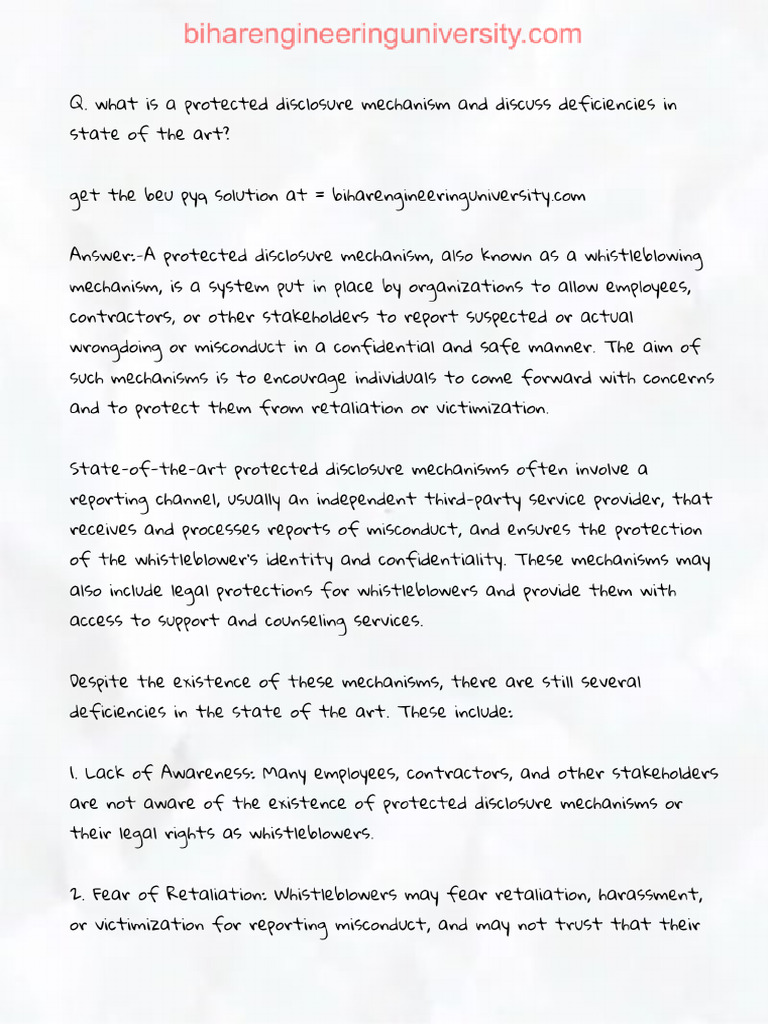 BEU PYQ Solution Professional and Ethics 9b | PDF