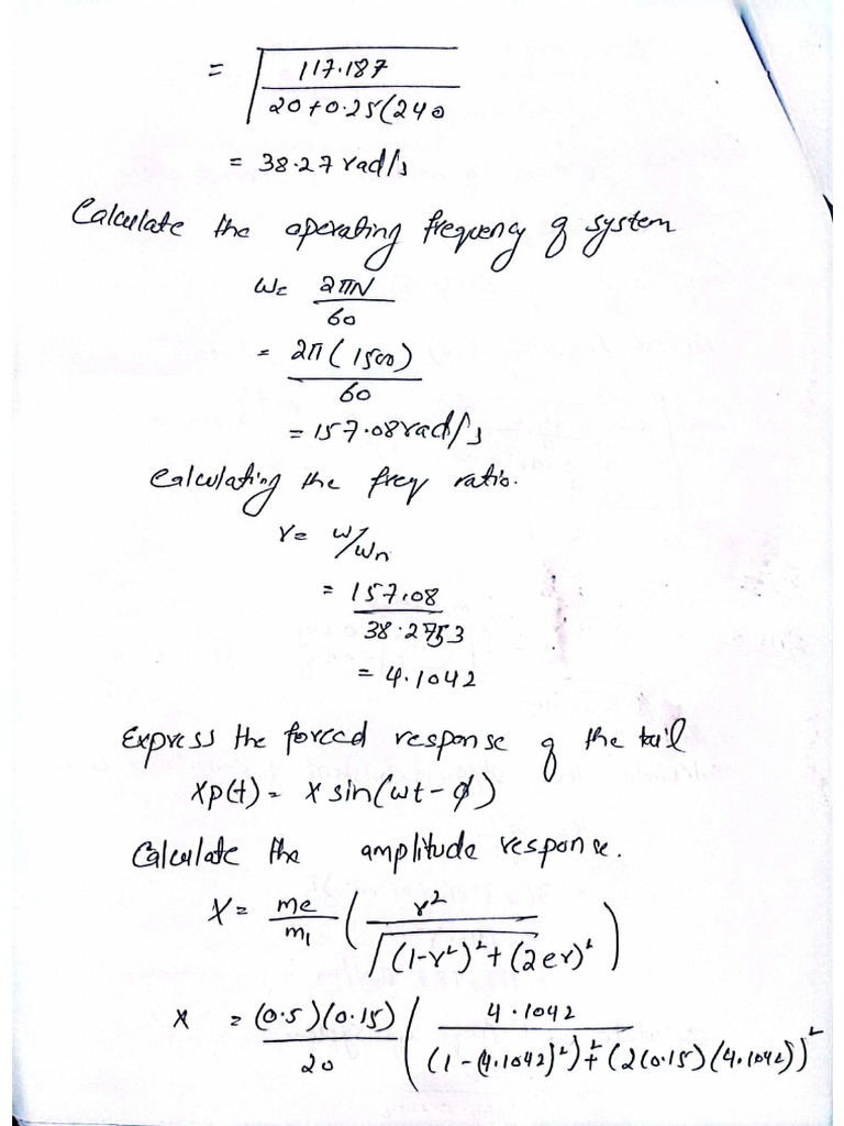 VIBRATION NOTES FOR A GRADE_7 | PDF