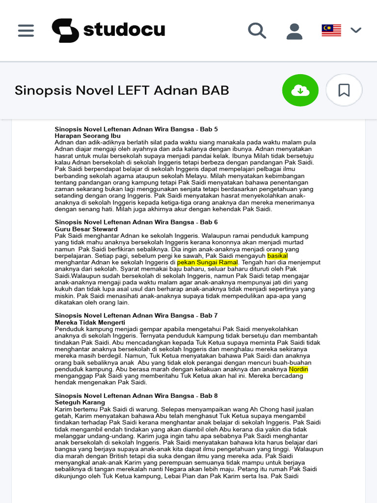 Sinopsis Novel Left Adnan Bab - Sinopsis Novel Leftenan Adnan Wira Bangsa Ikut Bab Sinopsis ...