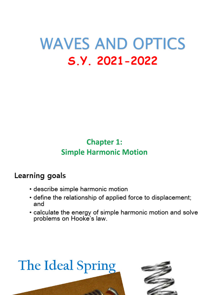 Ideal Spring | PDF | Force | Physical Sciences