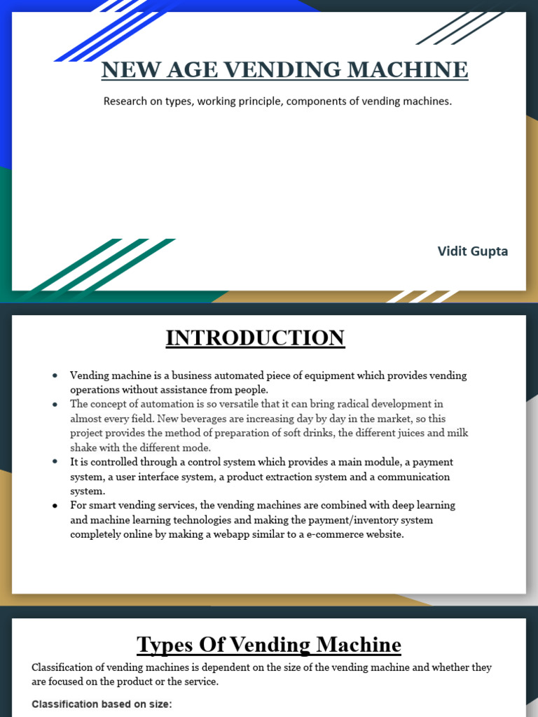 Research On New Age Vending Machine | Download Free PDF | Vending ... Research On New Age Vending Machine | Download Free PDF | Vending ...