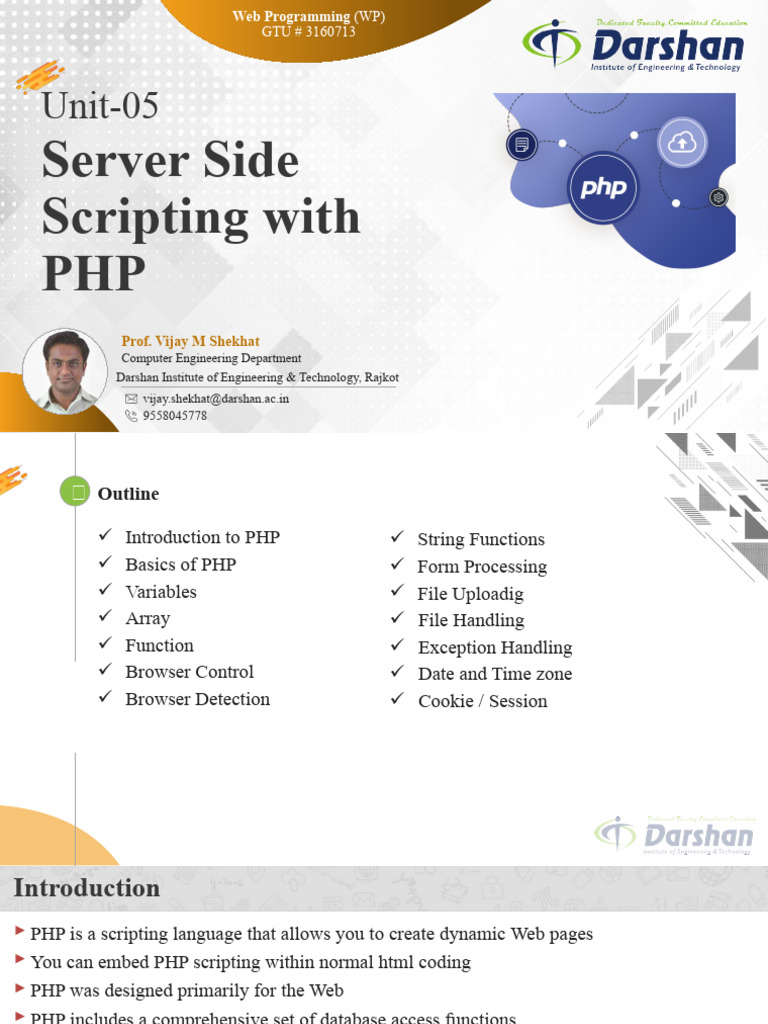 Unit 5 | PDF | Http Cookie | Php