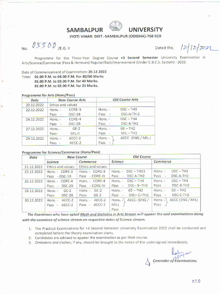 +3 2nd Sem-2022 Prog | PDF