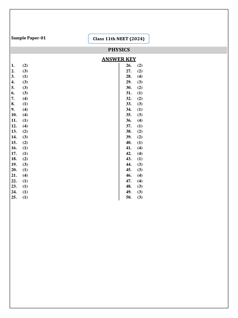 Sample 02 - Class11 Answers | PDF | Meiosis | Leaf