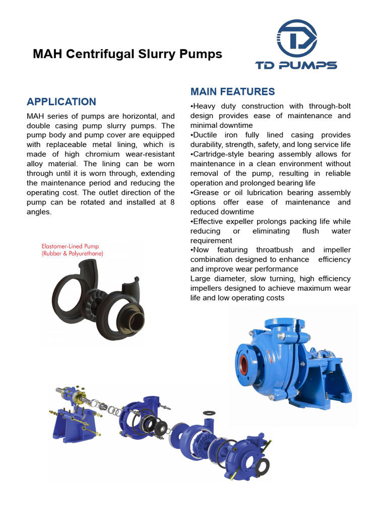 MAH | PDF | Pump | Bearing (Mechanical)