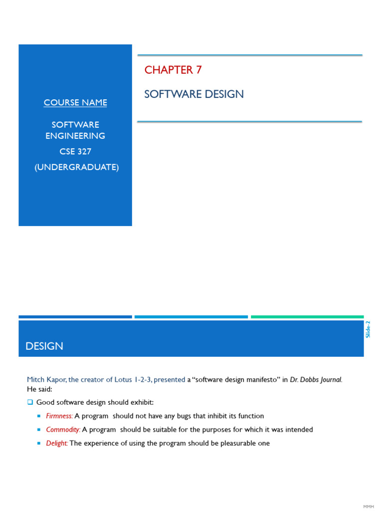 SE - Ch.07 - Software Design | PDF | Modular Programming | User Interface