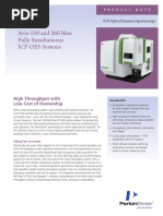 Avio 220 Max Series ICP-OES Brochure (A4) SEA | PDF | Chemistry