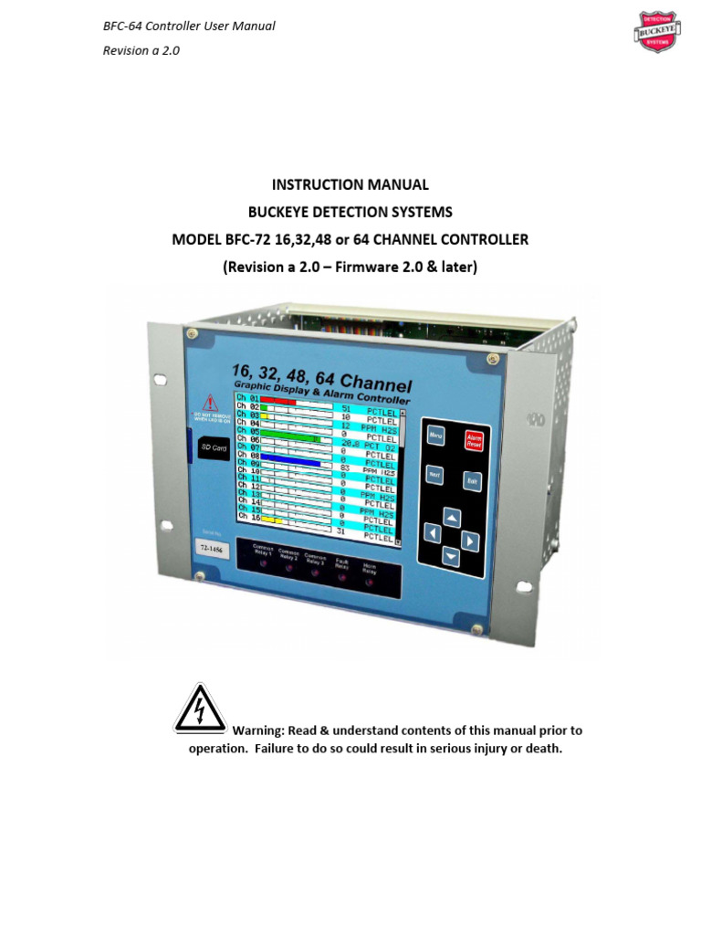 BFC 64 Rev 9 Manual | PDF | Power Supply | Relay
