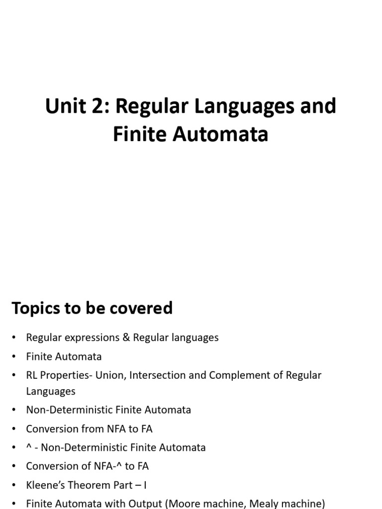 NFA Complement and Finite Automata | PDF | Mathematics | Syntax (Logic)