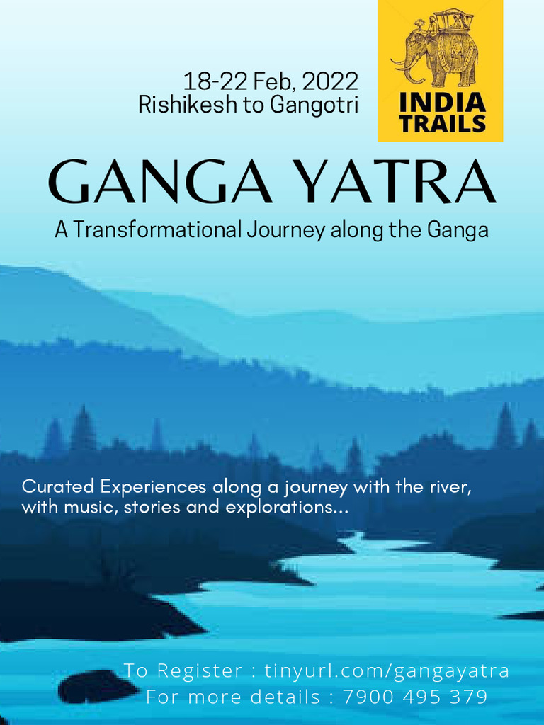 Ganga Yatra Brochure-1 | PDF | Social Science | Religion & Spirituality