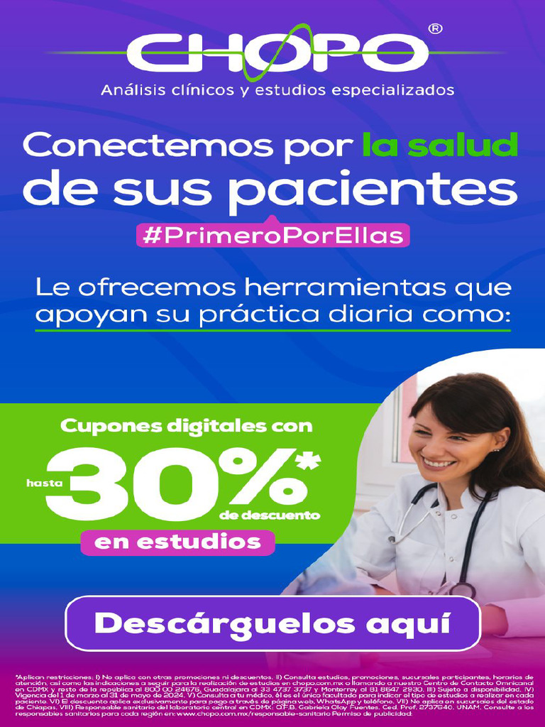Chopo Cupones Digitales Salud Mujer | PDF