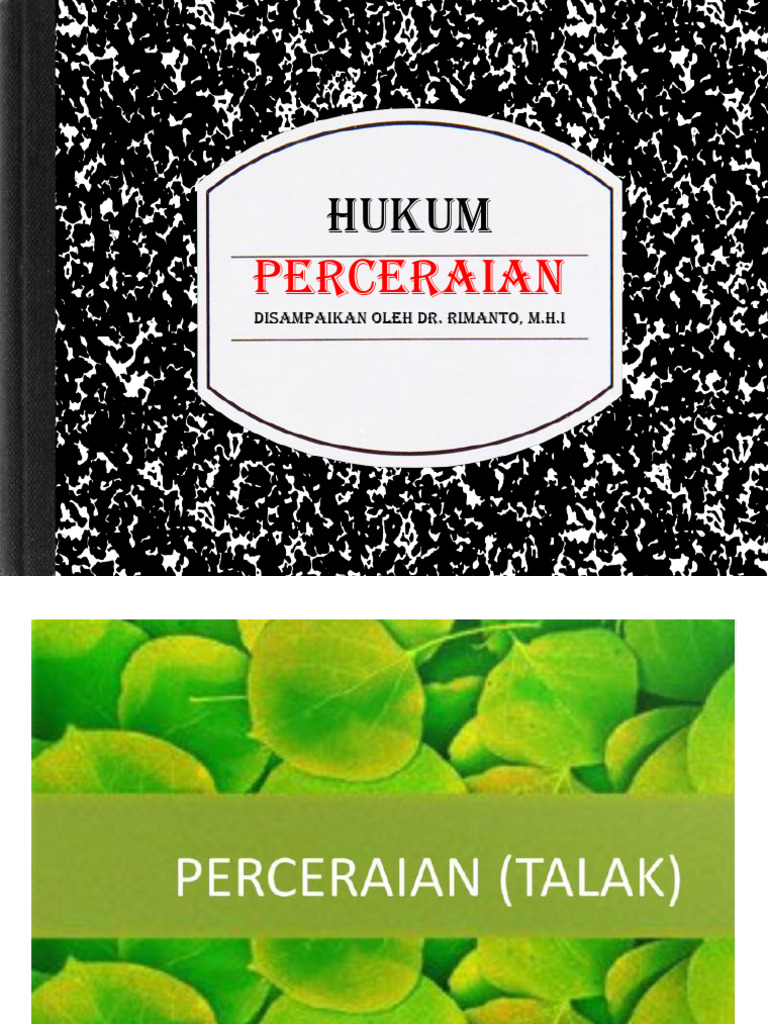 Panduan Hukum Perceraian | PDF