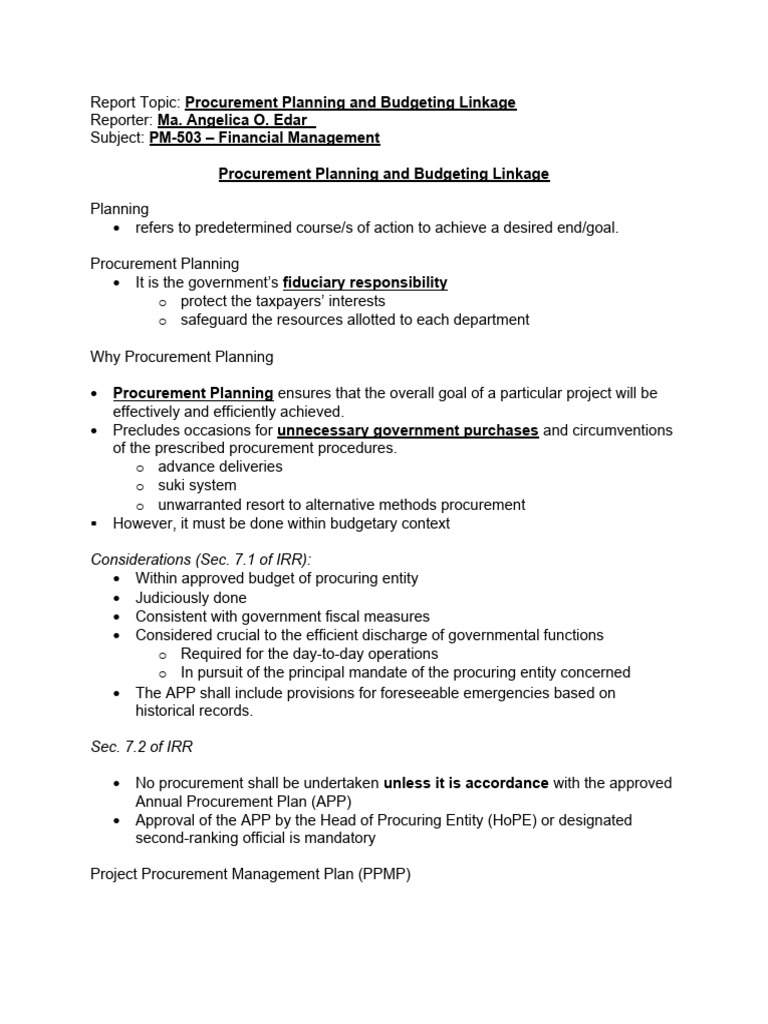Narrative Report | PDF | Procurement | Specification (Technical Standard)