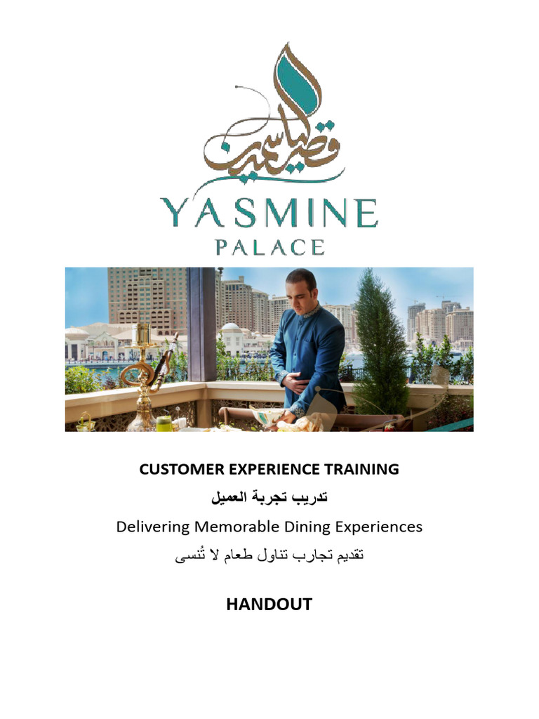 Customer Experience Training Handout | PDF