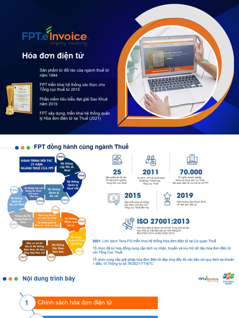 8.present FPT - Einvoice XangDau v3 | PDF