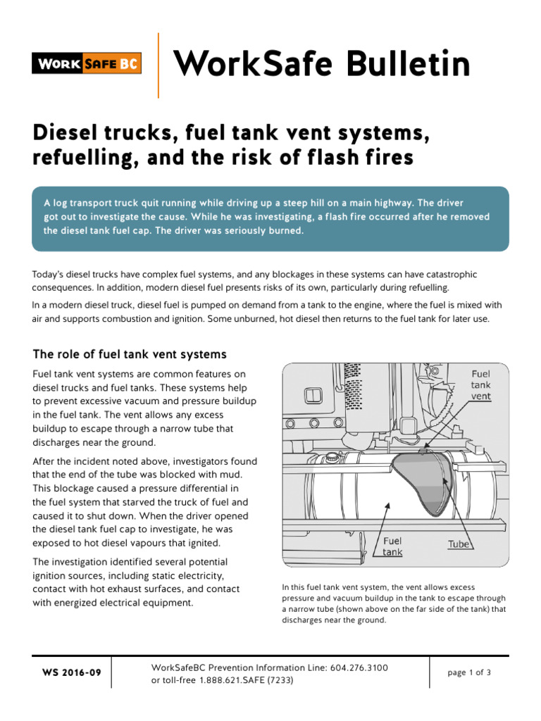 Hazard Alert-Diesel Truck Fuel Tank Vent Systems WorkSafeBC 2016 09 ...