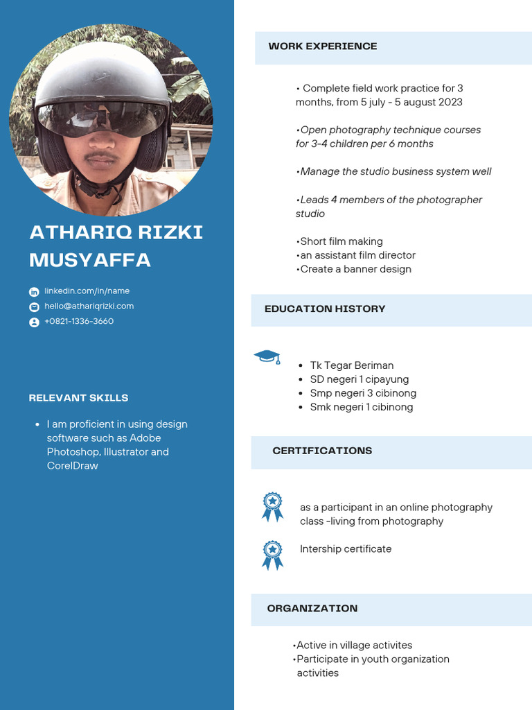 Blue Light Blue Color Blocks Flight Attendant CV - 20240219 - 150850 ...