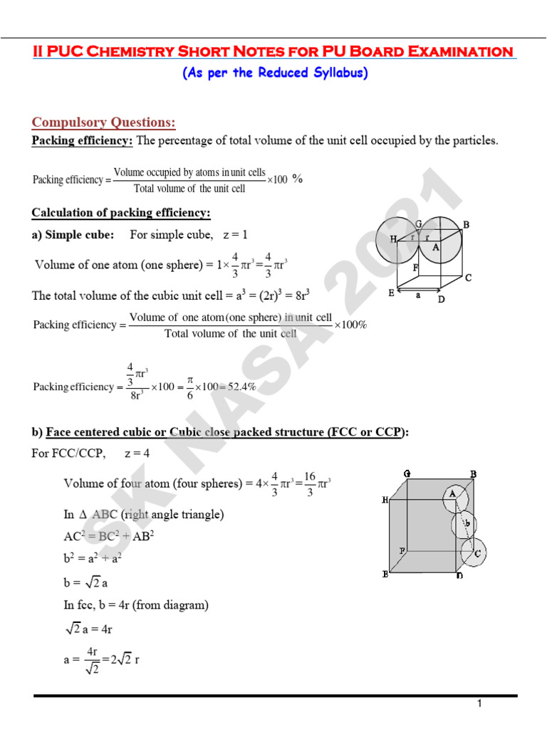 CHEMISTRY_IMP_2025 | PDF | Reaction Rate | Solubility